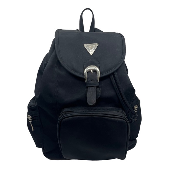 Guess | Bags | Guess Backpack Black 3 Pockets Silver No Callouts Retail ...